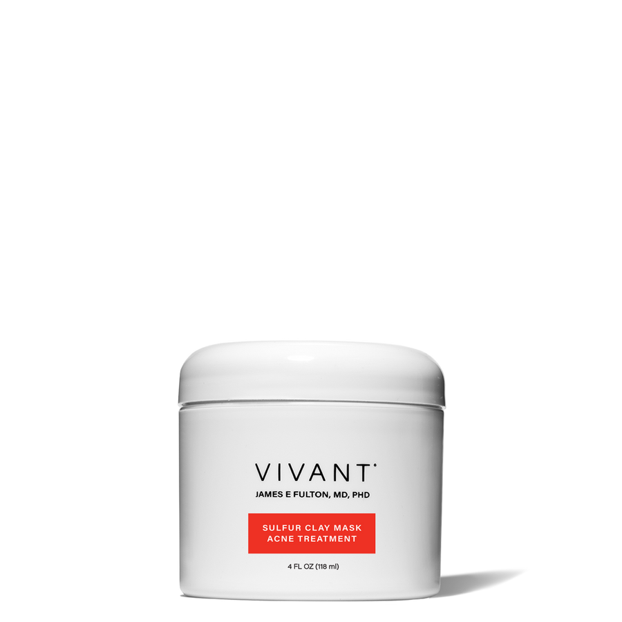 Vivant Skin Care | Sulfur Face Mask For Oily And Acne-Prone Skin